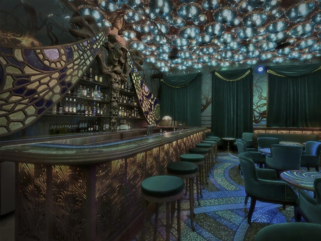 Experience Art Nouveau Elegance at Dragonfly Bar in Singapore