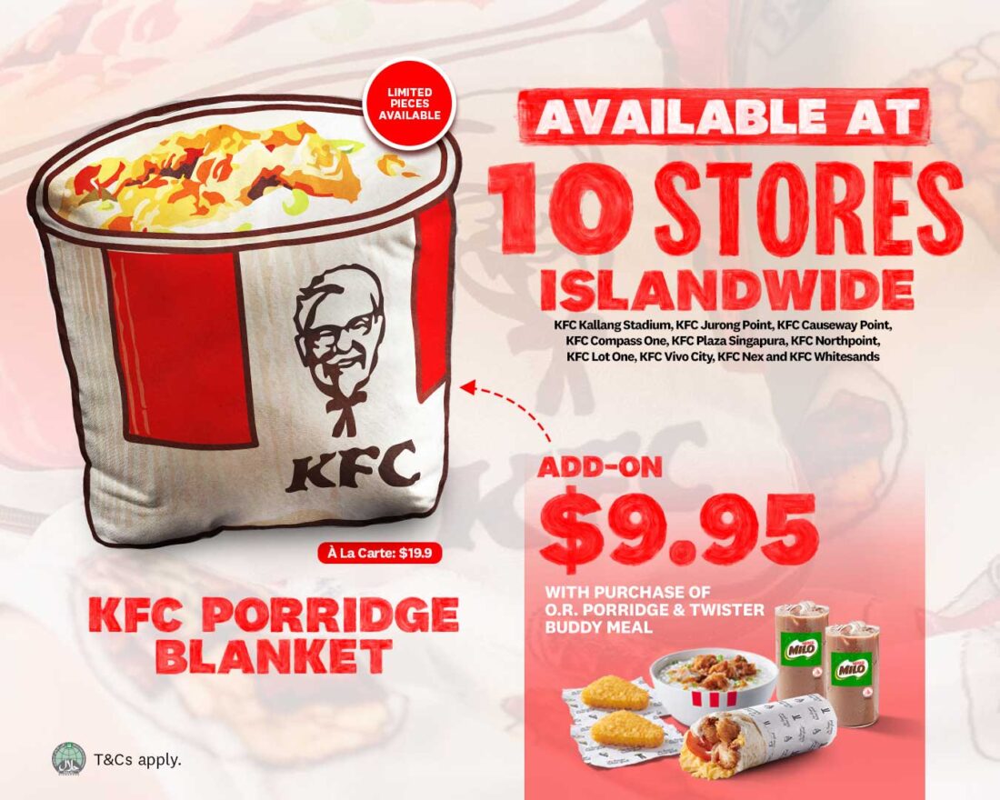 Cozy Up with KFCâ€™s Limited Edition Porridge Blanket