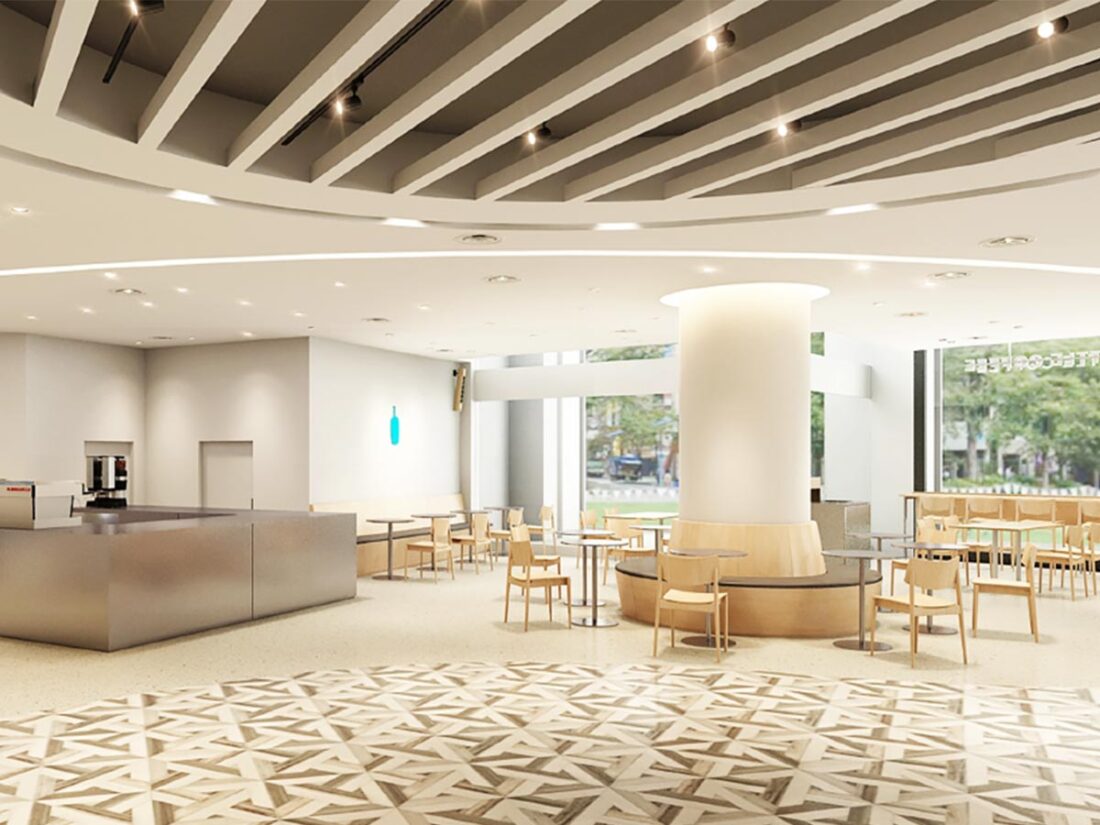 Blue Bottle Coffee Café Debuts in Singapore at Raffles City